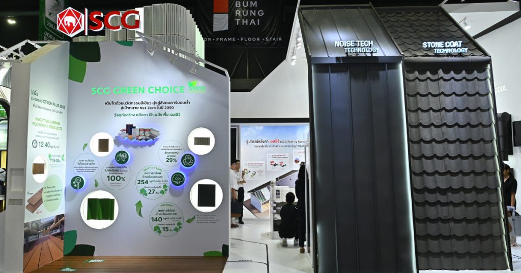 SCG ต่อยอดตลาดสินค้าและนวัตกรรมกรีนเพื่อที่อยู่อาศัย สร้างทางเลือกวัสดุ ...